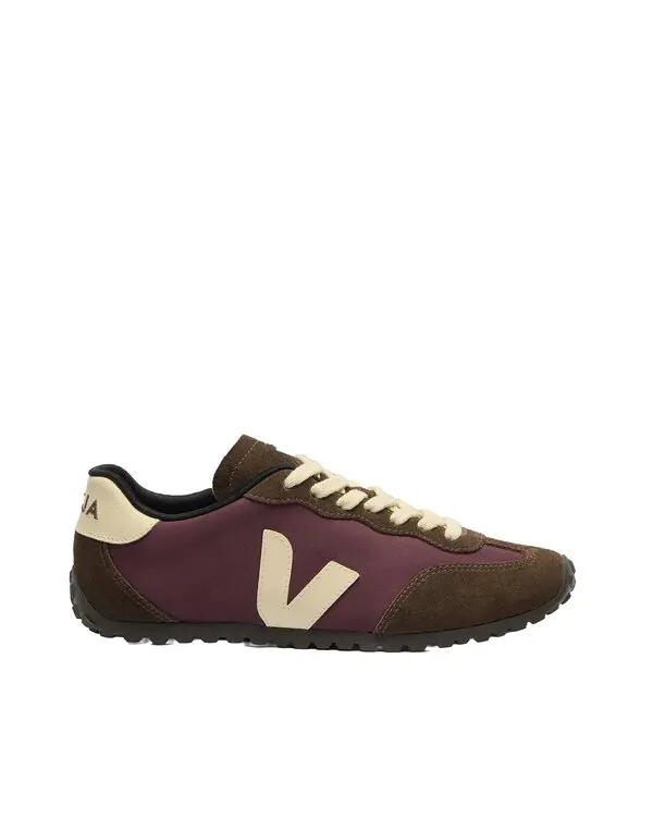 VEJA Low-top Suede Logo Sneakers - Amarante_butter