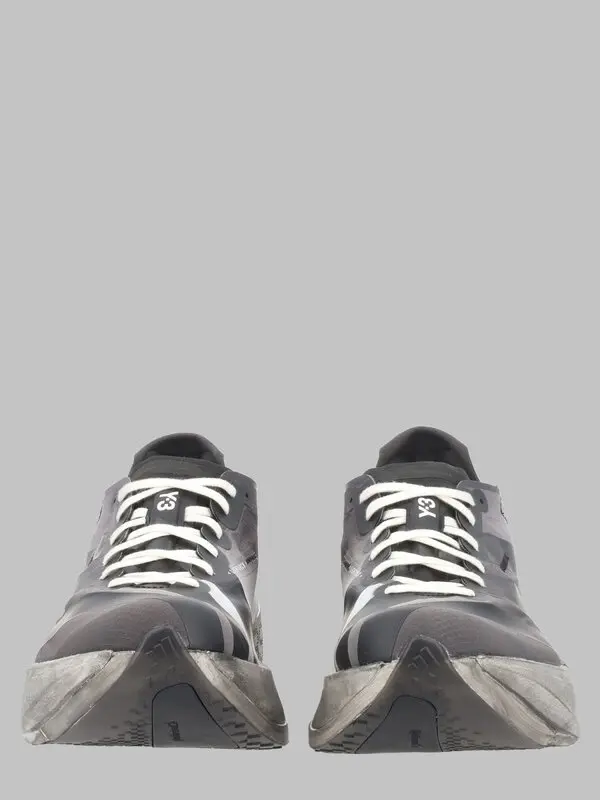 Y3 Pro 4 Performance Textile Sneakers - Grey