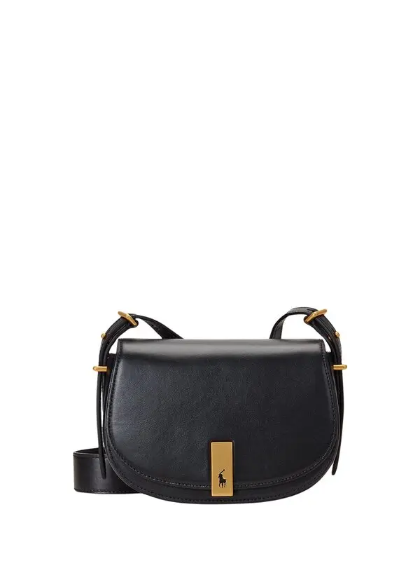 Ralph Lauren Mini Leather Tote Bag - Black