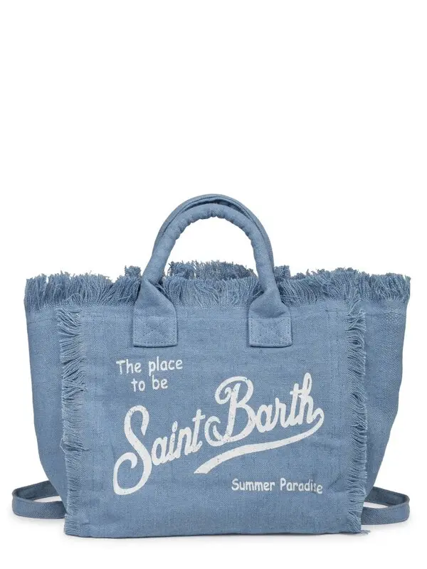 MC2 SAINT BARTH Linen Handbag - Denim