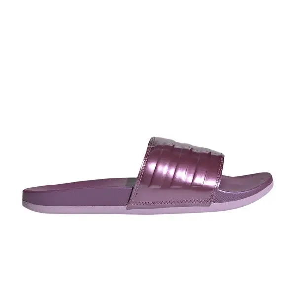 Adidas Wmns Adilette Comfort Slide 'cherry Metallic - Purple
