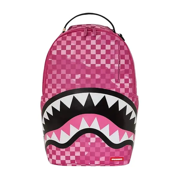 SPRAYGROUND Pink Camocheck Backpack