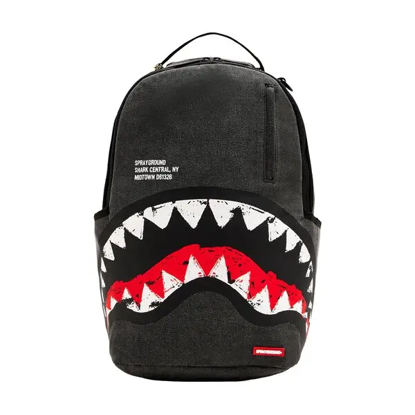SPRAYGROUND Shark Central Denim Backpack