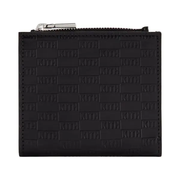 Kith Monogram Leather Snap Wallet