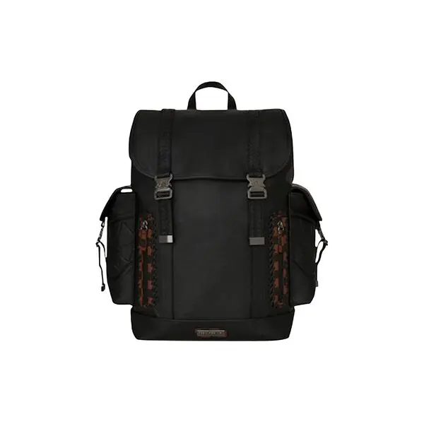 SPRAYGROUND Checkpoint Royale Monte Carlo Backpack 'black/ Check