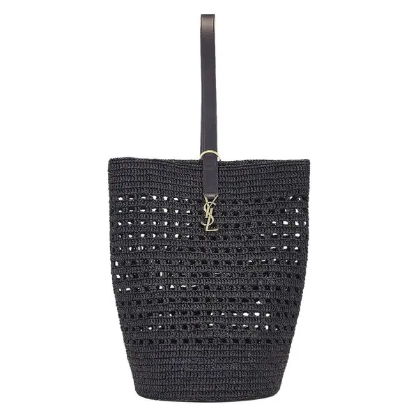 Saint Laurent Cécile Bucket Bag - Black