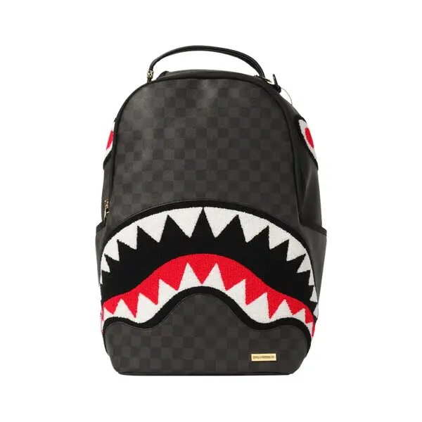 SPRAYGROUND Lights Out Sharks In Paris Chenille Shark Backpack