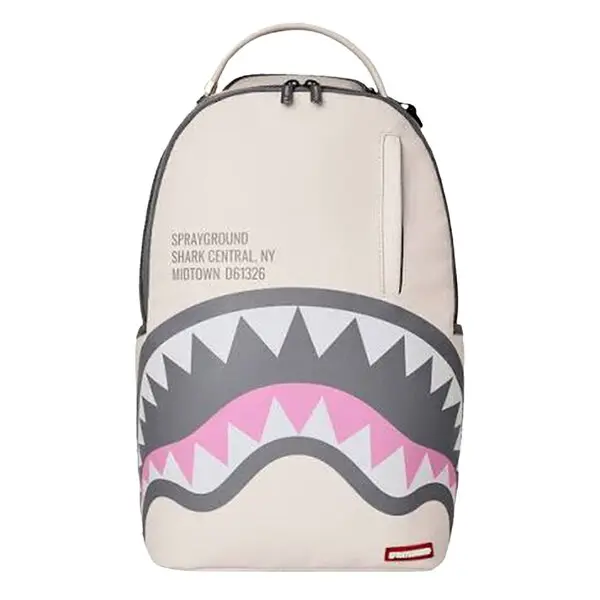 SPRAYGROUND Shark Central Rose Dlxsv Backpack - White