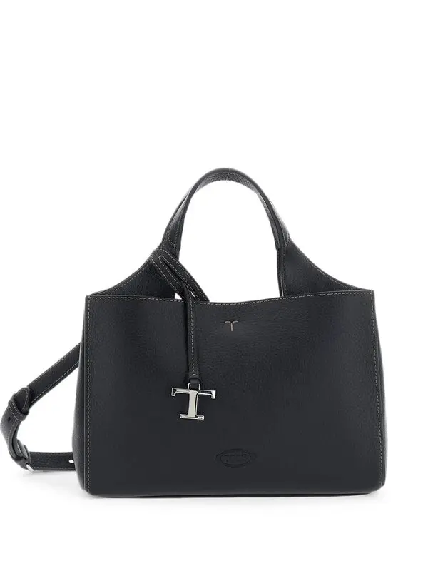TOD'S Timeless Mini Handbag With Shoulder Strap - Black