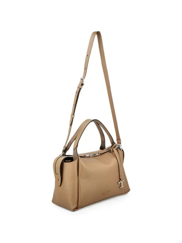 TOD'S Small Calf Leather Handbag With Shoulder Strap - Brown