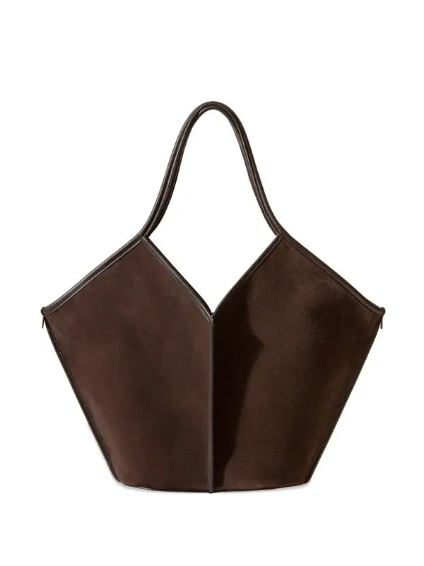 Hereu Calella Suede Leather Tote Bag - Multicolor