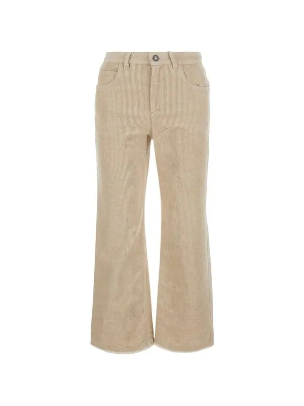 Isabel Marant Étoile Cotton And Blend Trousers - Multicolor