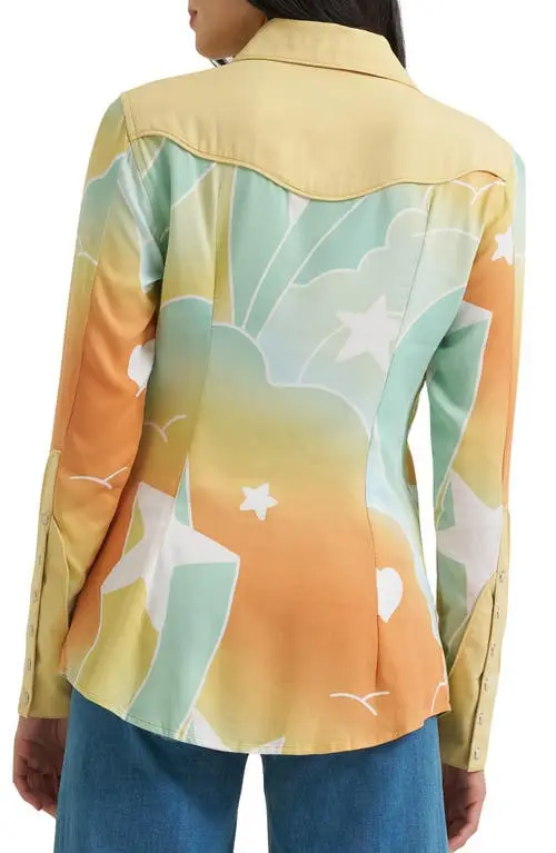 Wrangler Printed Western Shirt