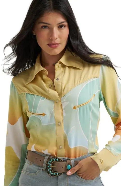 Wrangler Printed Western Shirt