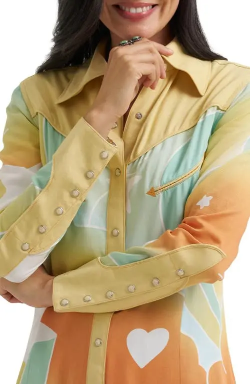 Wrangler Printed Western Shirt
