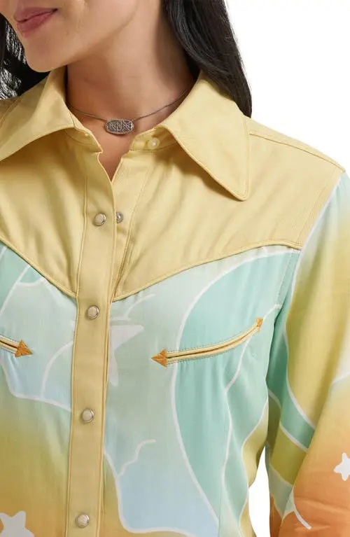 Wrangler Printed Western Shirt