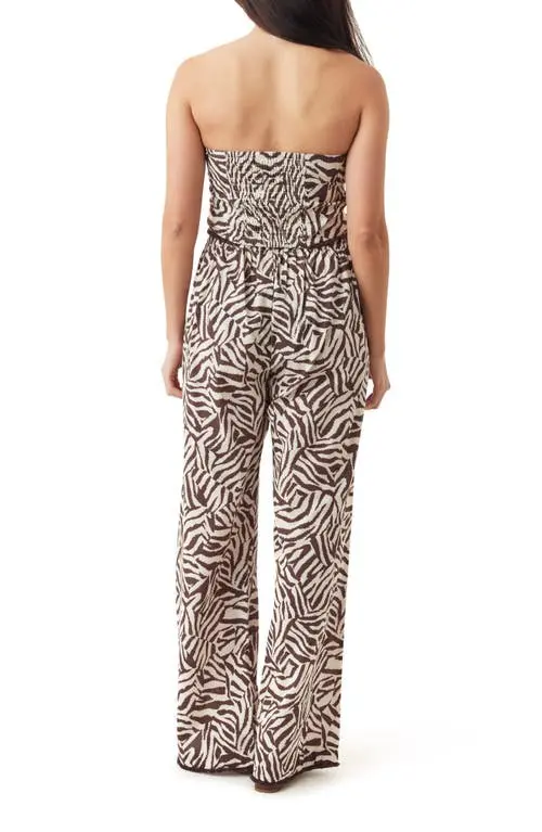 Habitual Pull On Wide Leg Pants - Modern Zebra