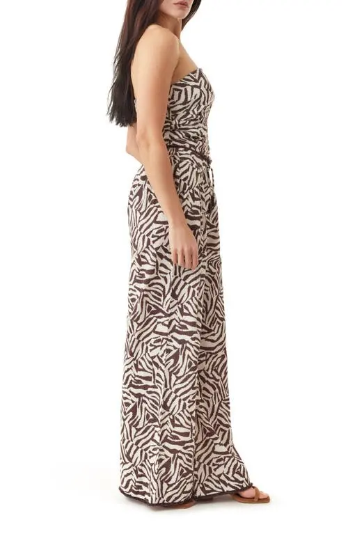 Habitual Pull On Wide Leg Pants - Modern Zebra