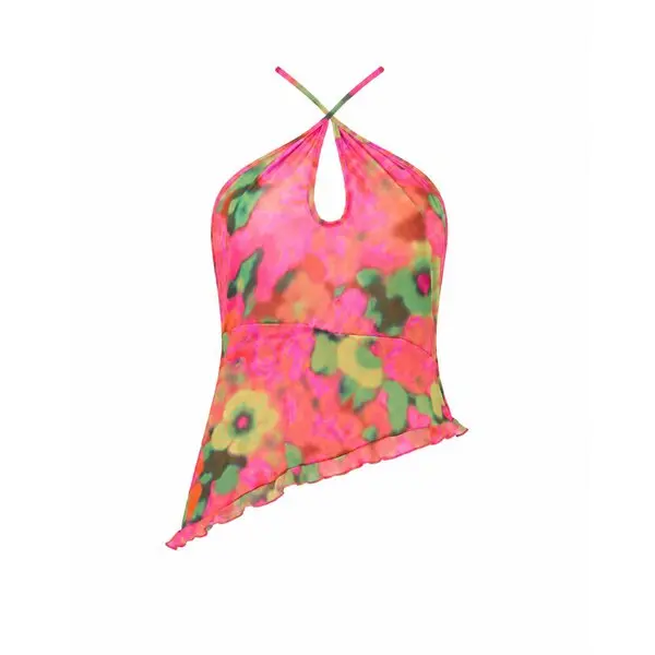 Carmen Says Garden Ecstasy Blouse - Pink