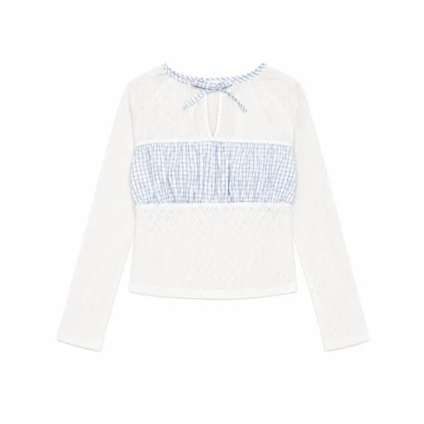 Carmen Says Sidewalk Jersey Top - White