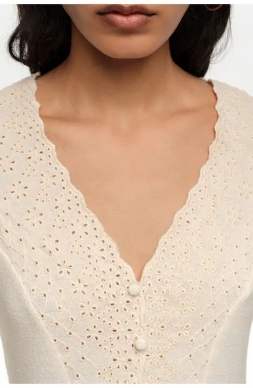Bimba Y Lola Embroidered Bodysuit