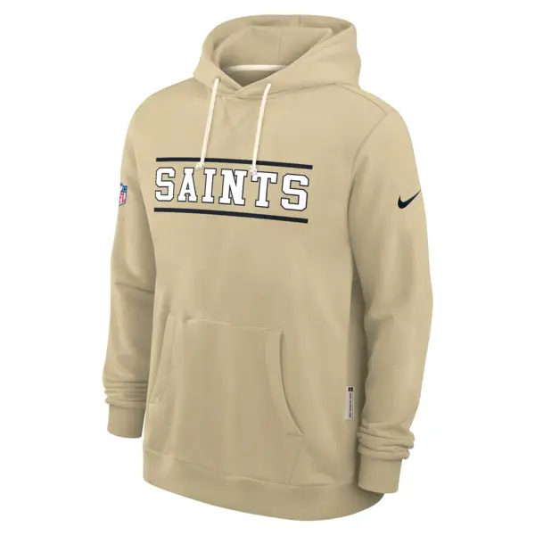 Nike New Orleans Saints Alt Standard Issue Dri-fit Nfl Pullover Hoodie - Brown