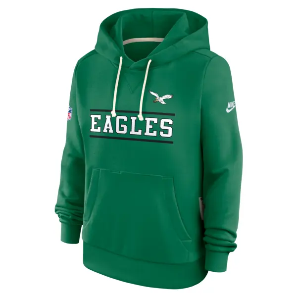 Nike Philadelphia Eagles Sideline Standard Issue Alt Dri-fit Nfl Pullover Hoodie - Green
