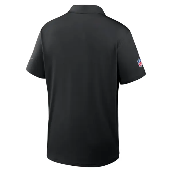 Nike Minnesota Vikings Tour Dri-fit Nfl Polo - Black