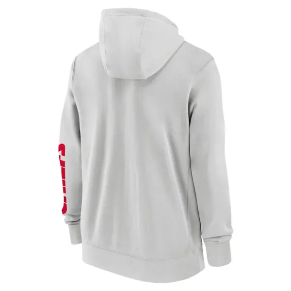 Nike Kansas City Chiefs Club Full-zip Hoodie - Grey
