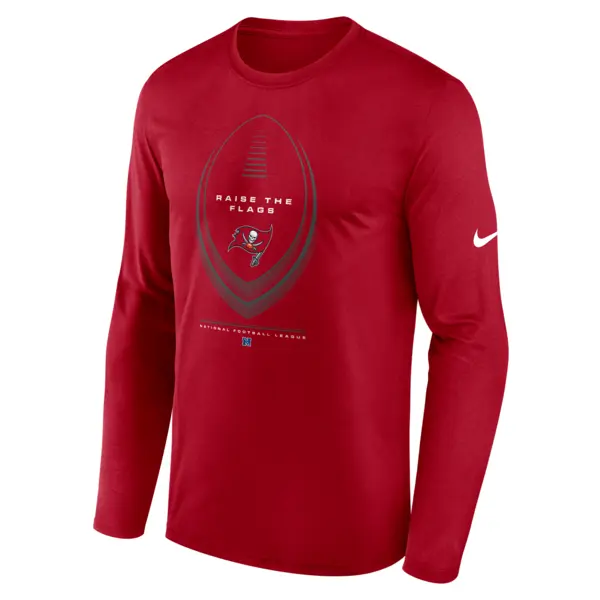 Nike Tampa Bay Buccaneers Legend Icon Dri-fit Nfl Long-sleeve T-shirt - Red