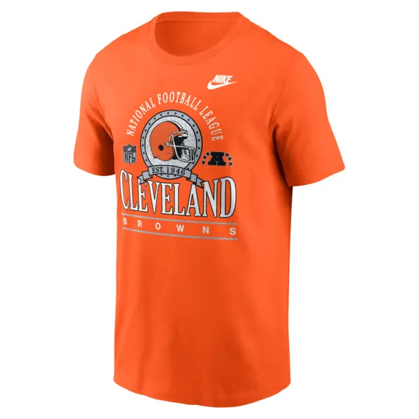 Nike Cleveland Browns Rewind Essential Nfl T-shirt - Orange