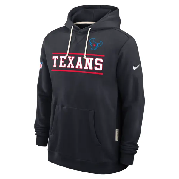 Nike Houston Texans Alt Standard Issue Dri-fit Nfl Pullover Hoodie - Blue