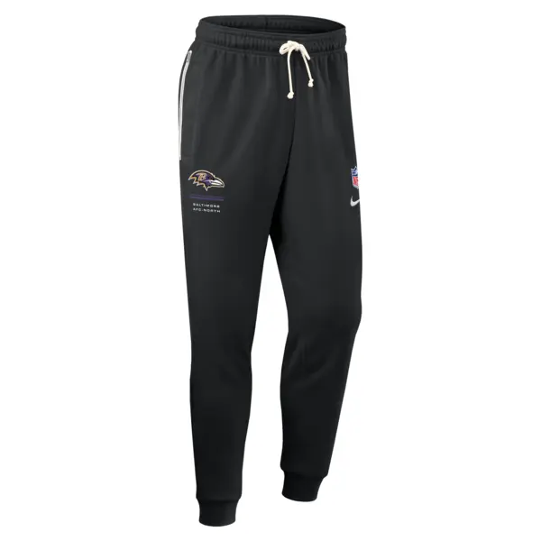 Nike Baltimore Ravens Sideline Standard Issue Dri-fit Nfl Taper Pants - Black