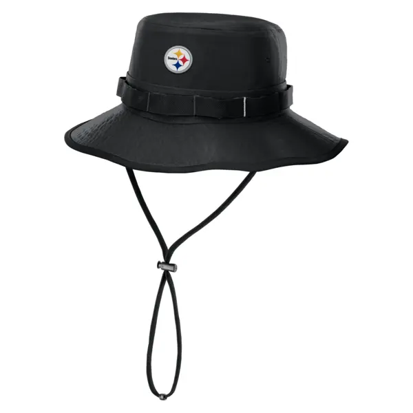 Nike Pittsburgh Steelers Primetime Apex Boonie Nfl Dri-fit College Bucket Hat - Black