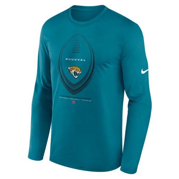 Nike Jacksonville Jaguars Legend Icon Dri-fit Nfl Long-sleeve T-shirt - Green