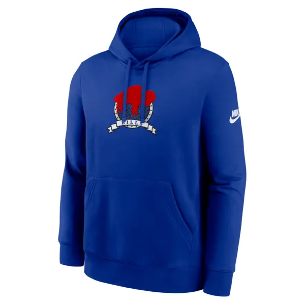 Nike Buffalo Bills Rewind Club Nfl Pullover Hoodie - Blue