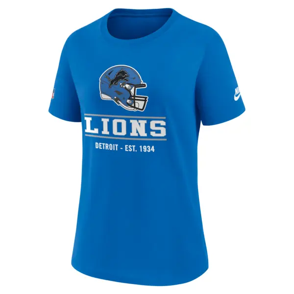 Nike Detroit Lions Sideline Alt Dri-fit Nfl T-shirt - Blue