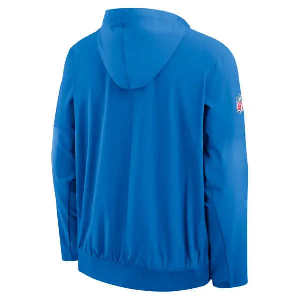 Nike Detroit Lions Alt Anorak Nfl 1/2-zip Hooded Jacket - Blue