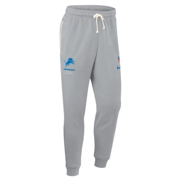Nike Detroit Lions Sideline Standard Issue Dri-fit Nfl Taper Pants - Grey