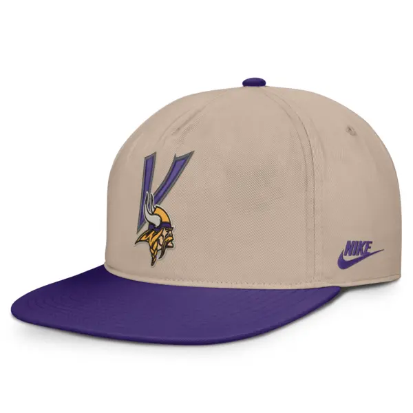 Nike Minnesota Vikings Rewind Pro Nfl Adjustable Hat - Brown