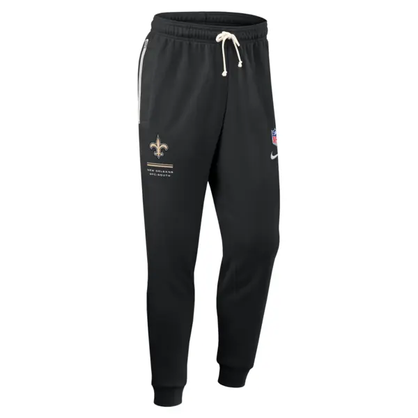 Nike New Orleans Saints Sideline Standard Issue Dri-fit Nfl Taper Pants - Black