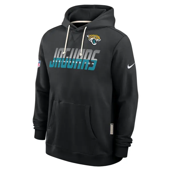 Nike Jacksonville Jaguars Sideline Standard Issue Dri-fit Nfl Pullover Hoodie - Black