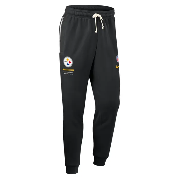 Nike Pittsburgh Steelers Sideline Standard Issue Dri-fit Nfl Taper Pants - Black