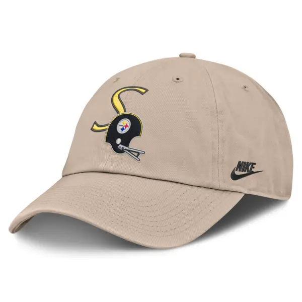 Nike Pittsburgh Steelers Rewind Club Nfl Adjustable Hat - Brown