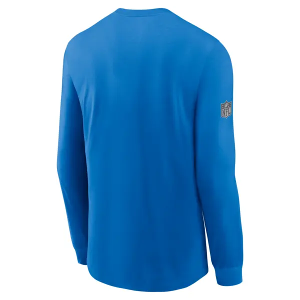 Nike Detroit Lions Team Issue Dri-fit Nfl Long-sleeve T-shirt - Blue