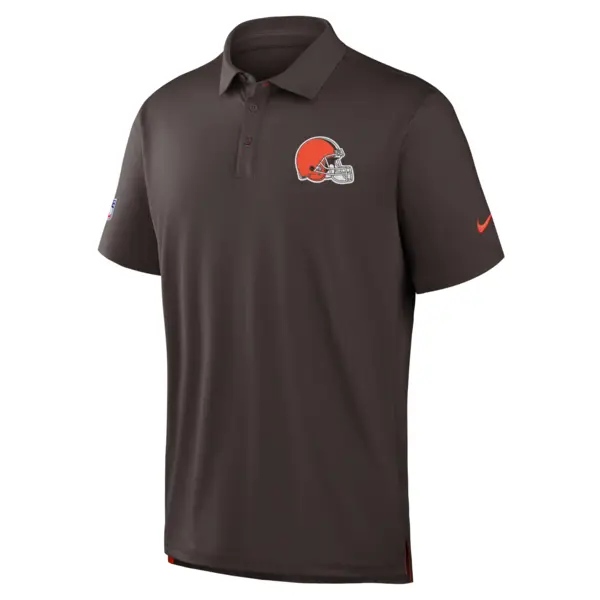 Nike Cleveland Browns Tour Dri-fit Nfl Polo - Brown