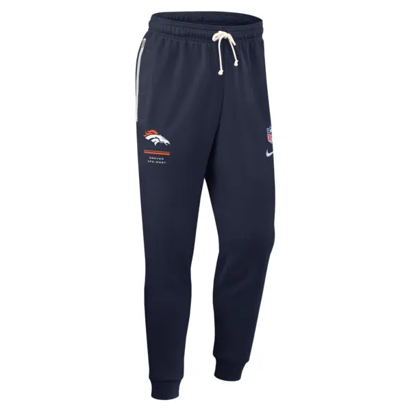 Nike Denver Broncos Sideline Standard Issue Dri-fit Nfl Taper Pants - Blue
