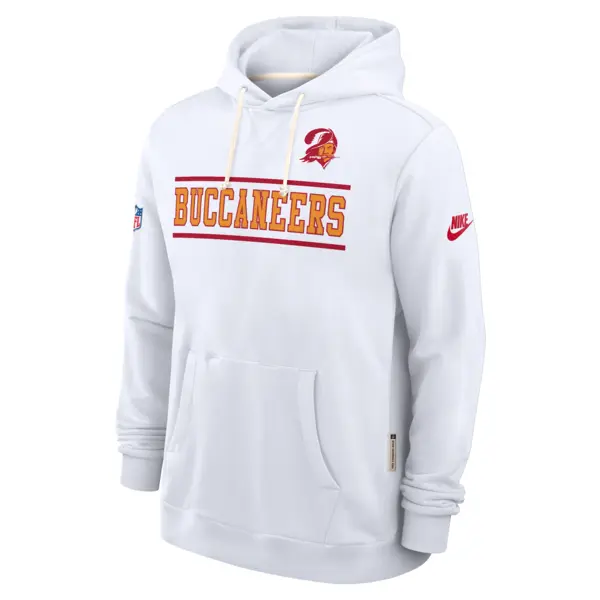 Nike Tampa Bay Buccaneers Alt Standard Issue Dri-fit Nfl Pullover Hoodie - White