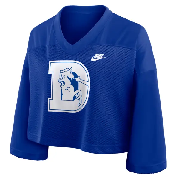 Nike Denver Broncos Rewind Fashion Dri-fit Nfl Cropped Jersey - Blue