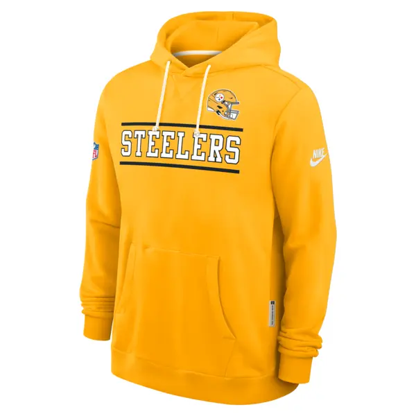 Nike Pittsburgh Steelers Alt Standard Issue Dri-fit Nfl Pullover Hoodie - Brown